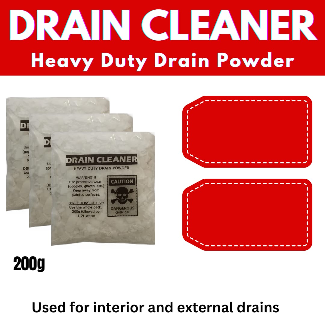 Heavy Duty Drain Cleaner 200g - Shaun Products Pty Ltd