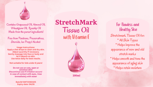 Stretch Mark Tissue Oil - Shaun Products Pty Ltd