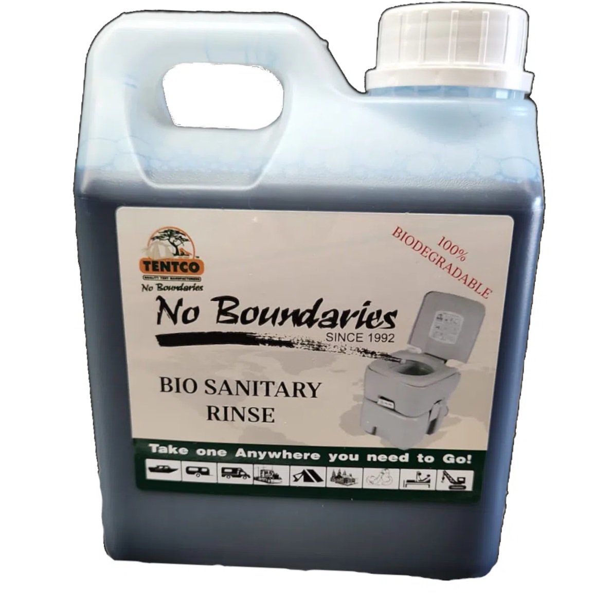 Tentco Bio Sanitary Toilet Rinse 1L - Shaun Products Pty Ltd